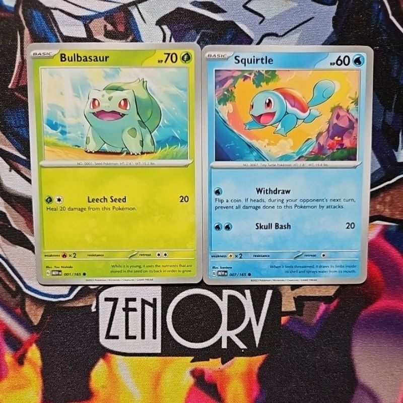 151 Mew Special Set Common Uncommon TCG Pokemon Card Water Grass ...