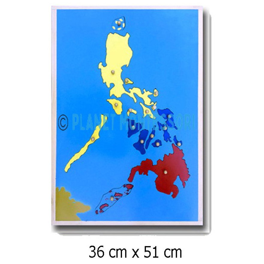 Philippine Puzzle Map-3 Groups-Planet Montessori Puzzle Maps- -Fun ...