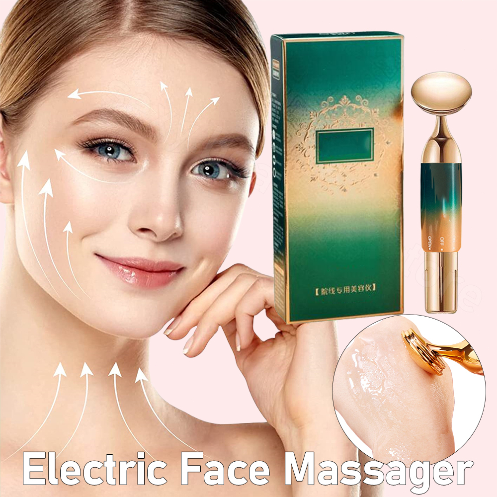 Face Electric Roller Massager Vibration Slimming Facial Lift Roller ...