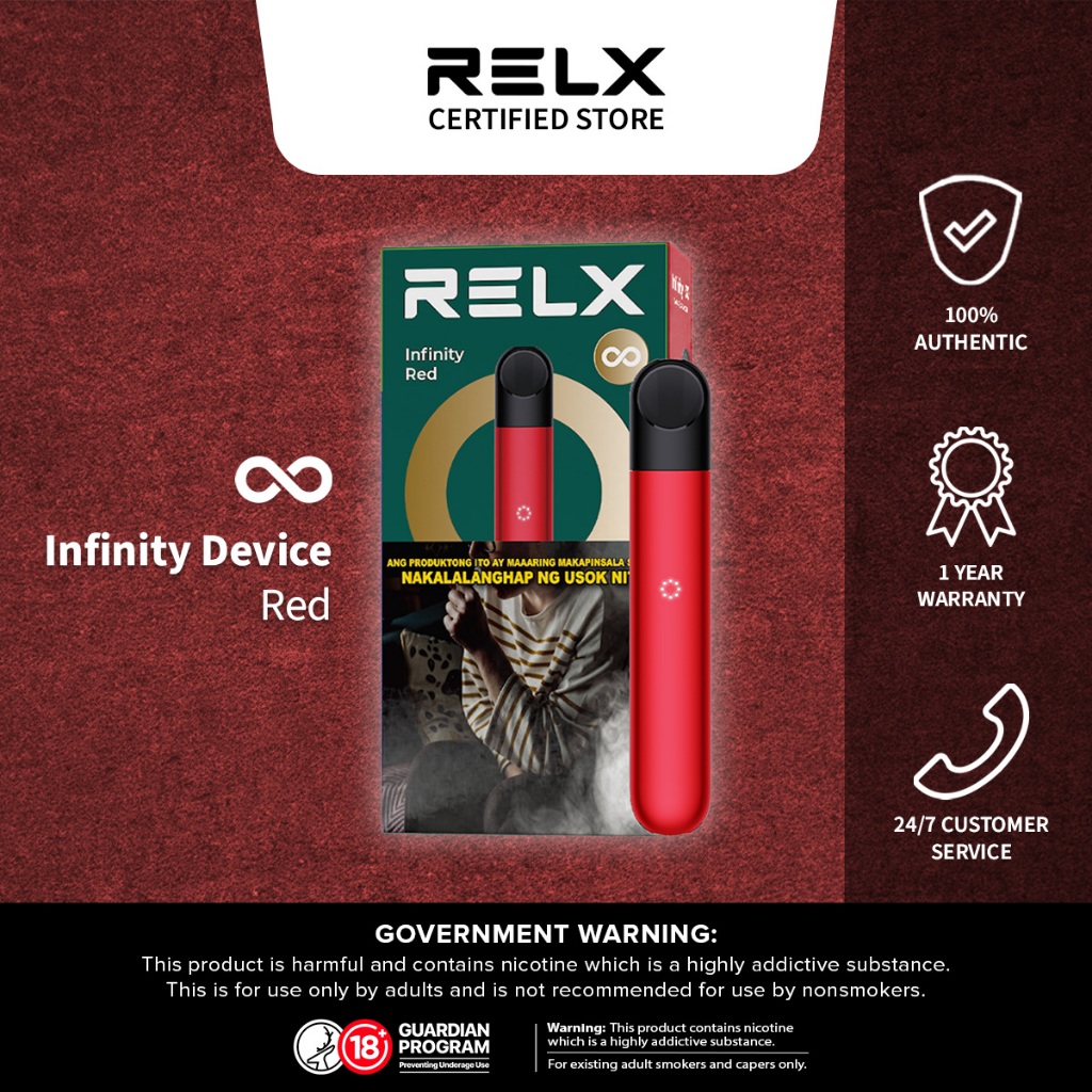 RELX Certified Store | RELX Infinity Device - Red | Shopee Philippines