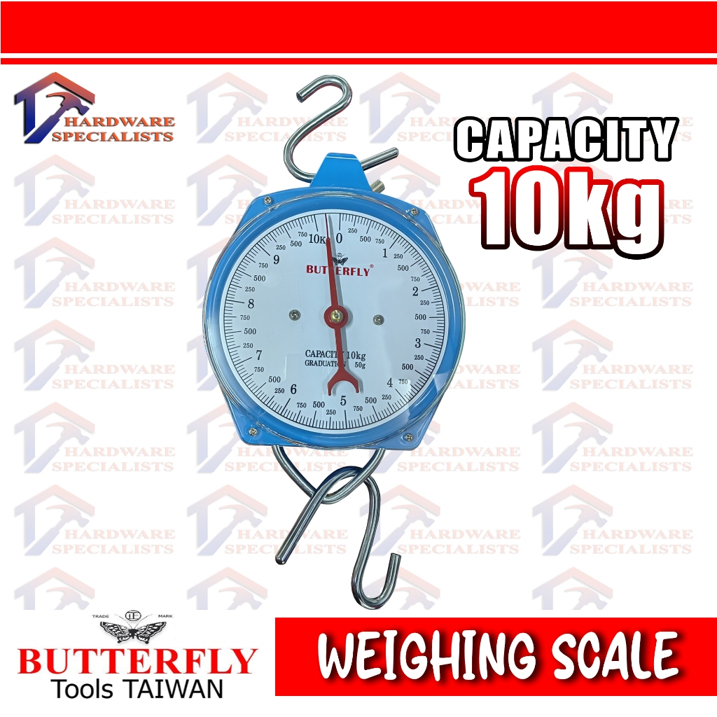 Butterfly Hanging Scale capacity 10KG Original Authentic | Shopee ...