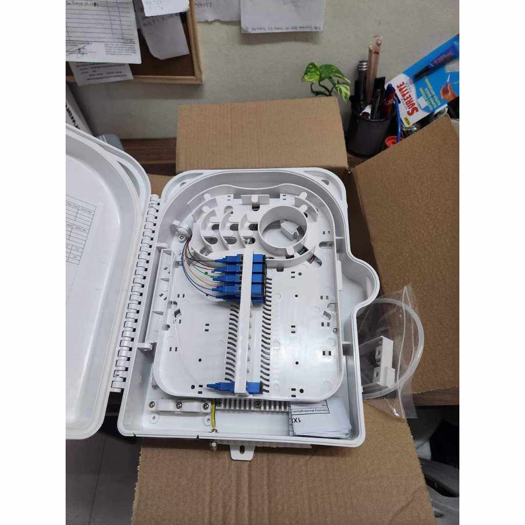 Nap Box With 1:8 PLC Cassette Splitter Set / Pigtail Ready | Shopee ...