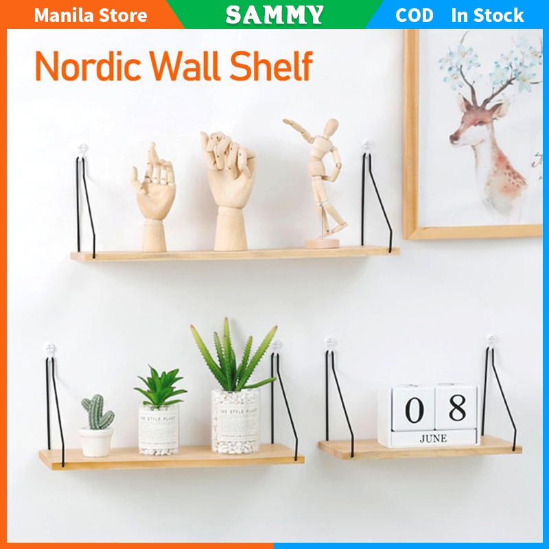 Creative Wooden Wall Storage Shelf Storage Rack Wall Shelf Room ...