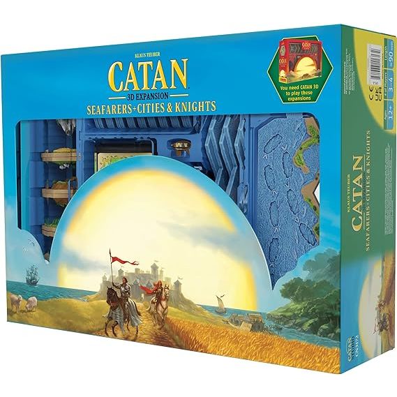 CATAN 3D Edition Seafarers and Cities & Knights Board Game Expansion ...