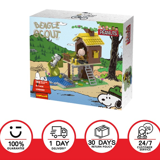 MINISO Snoopy Building Blocks Water Slide 192 pcs | Shopee Philippines