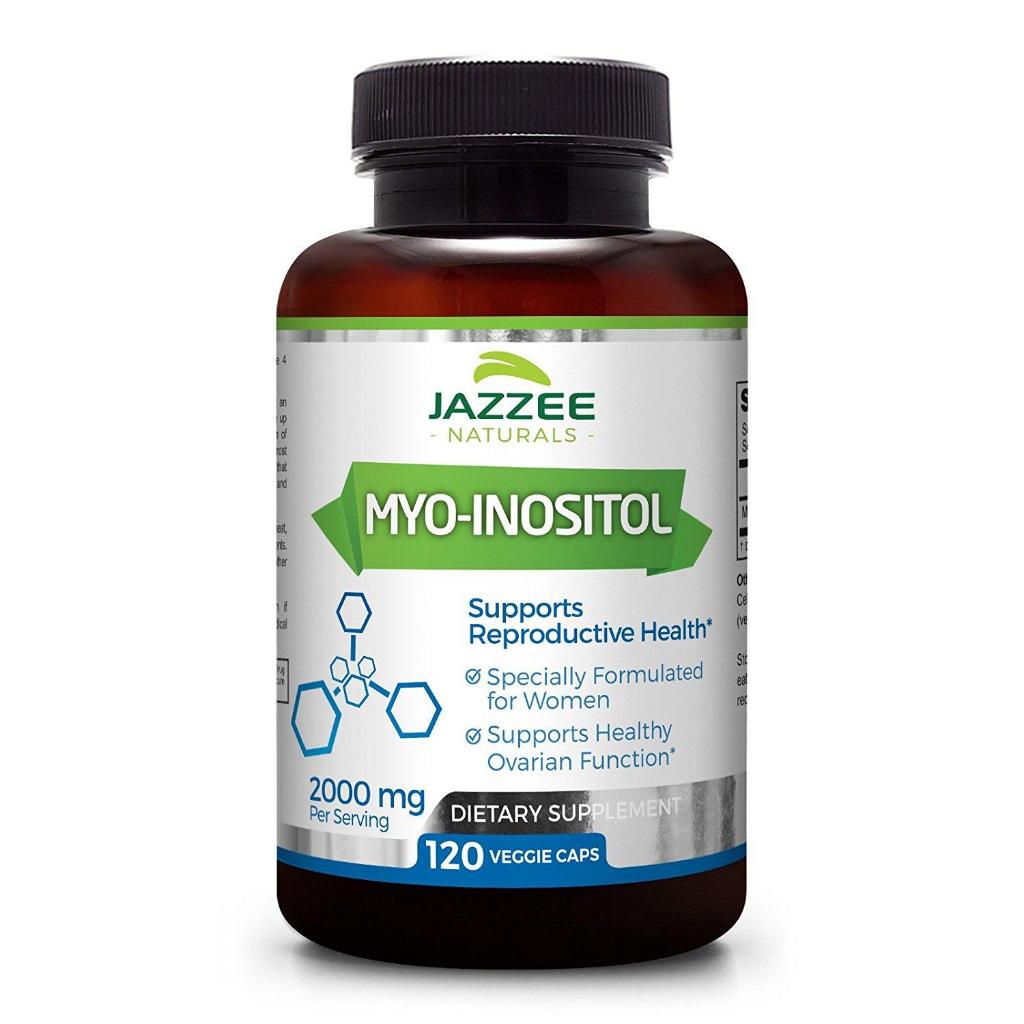 Zazzee Naturals Myo Inositol Support Reproductive Health 2000mg (120 ...