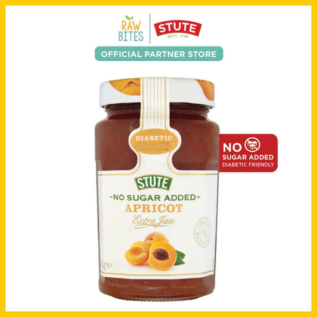 Stute No Sugar Added Apricot Extra Jam 430g (Diabetic Friendly ...