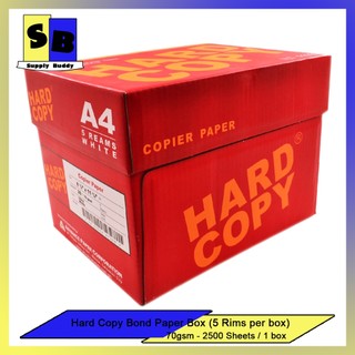 Hard Copy Bond Paper Box ( Short / A4 / Long ) 70gsm | Shopee Philippines