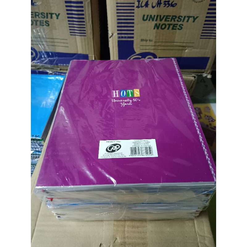 BIG NOTEBOOK UNB SPIRAL & UNB WITH YARN design & asstd | Shopee Philippines
