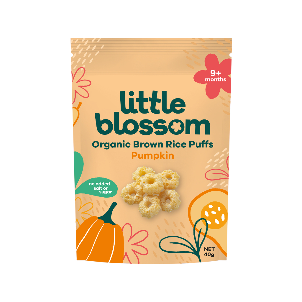 Little Blossom Organic Baby Puffs - Pumpkin (40g) | Shopee Philippines