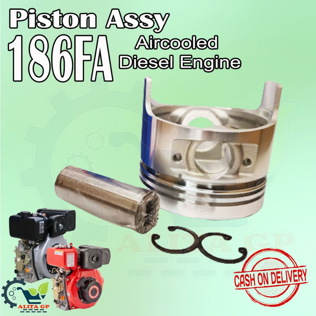 Piston Assy 186FA 12hp Air Cooled Diesel Engine | Shopee Philippines