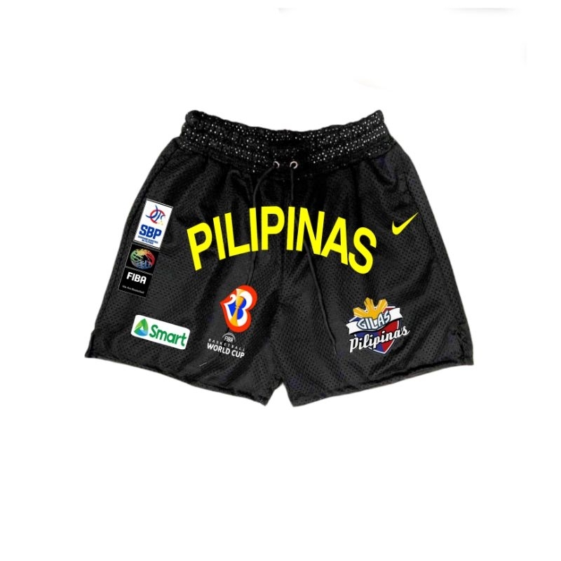 GILAS PILIPINAS Mesh Short for Men Air-Cooled Double Fabric Basketball ...