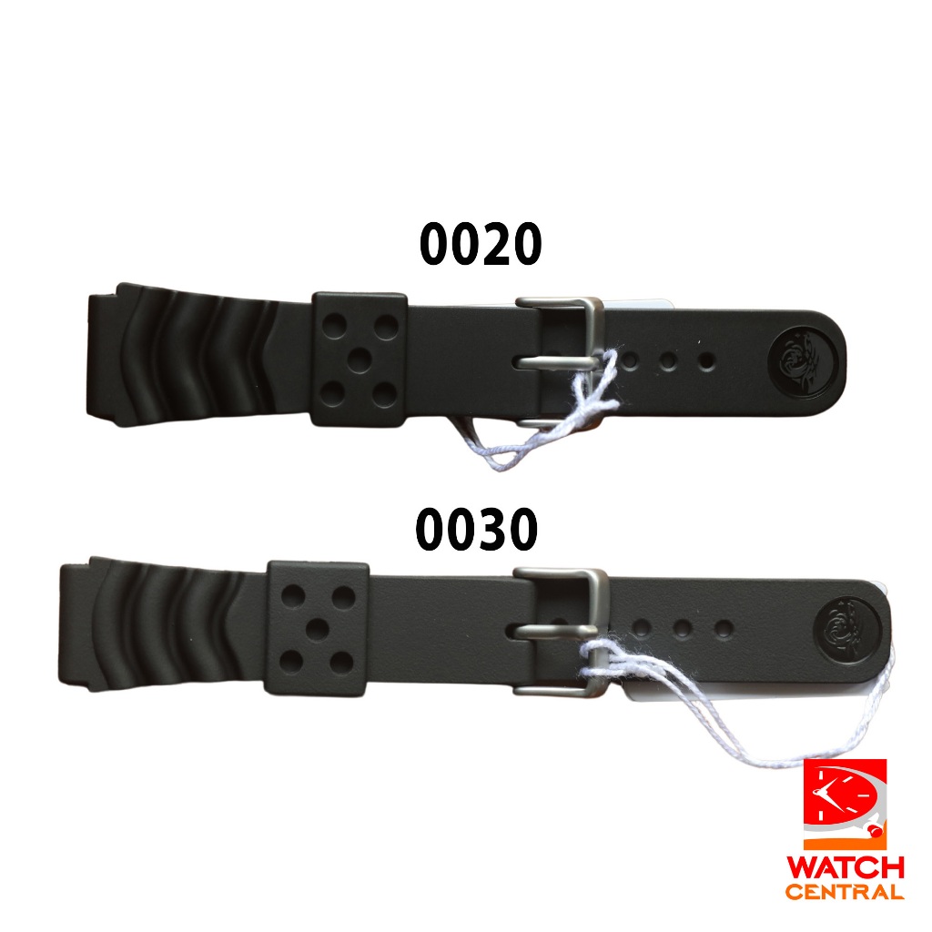 Diver’s Rubber Strap Replacement with Rubber Keeper for Seiko Watch (20 ...