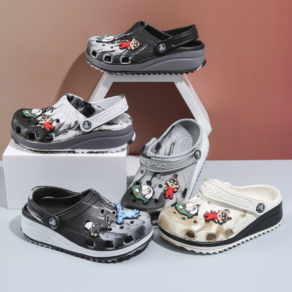 NEW ARRIVED Korean authentic Crocs clogs flat sandals non-slip slippers ...