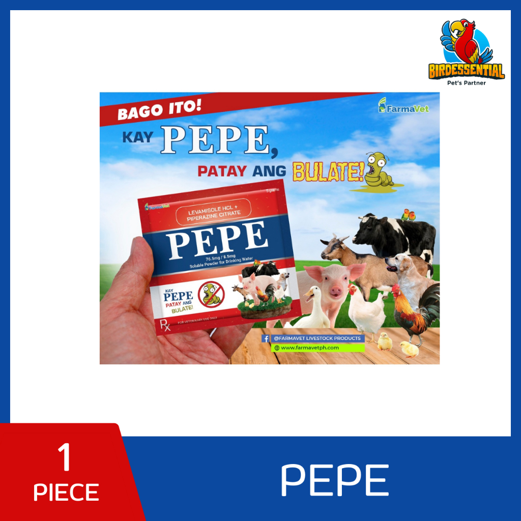 FarmaVet Pepe Anthelmintic Soluble Powder for all types of Animals ...