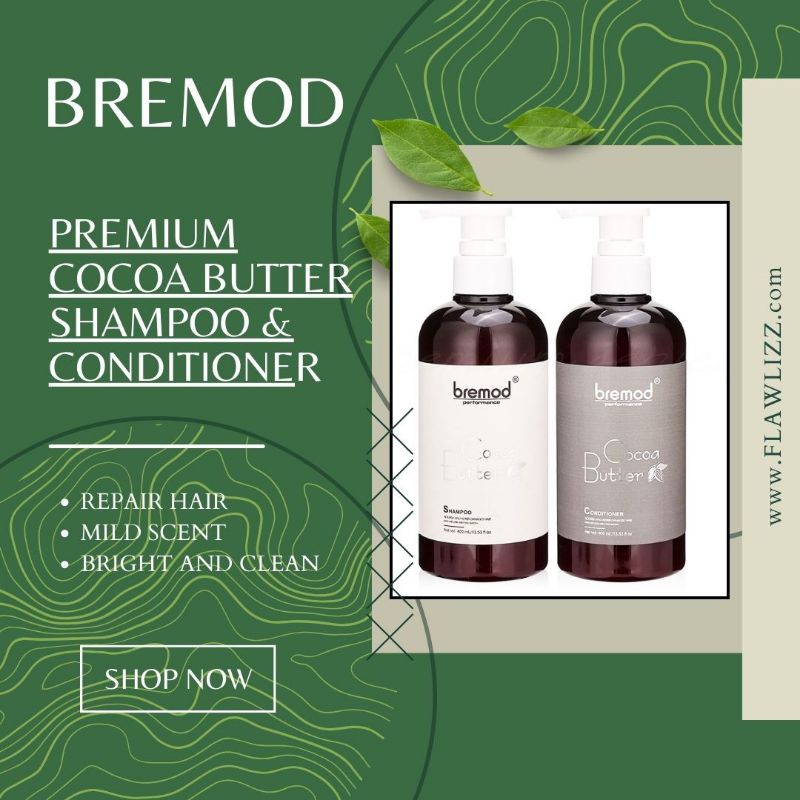 BREMOD COCOA BUTTER HAIR SHAMPOO AND CONDITIONER SET | Shopee Philippines