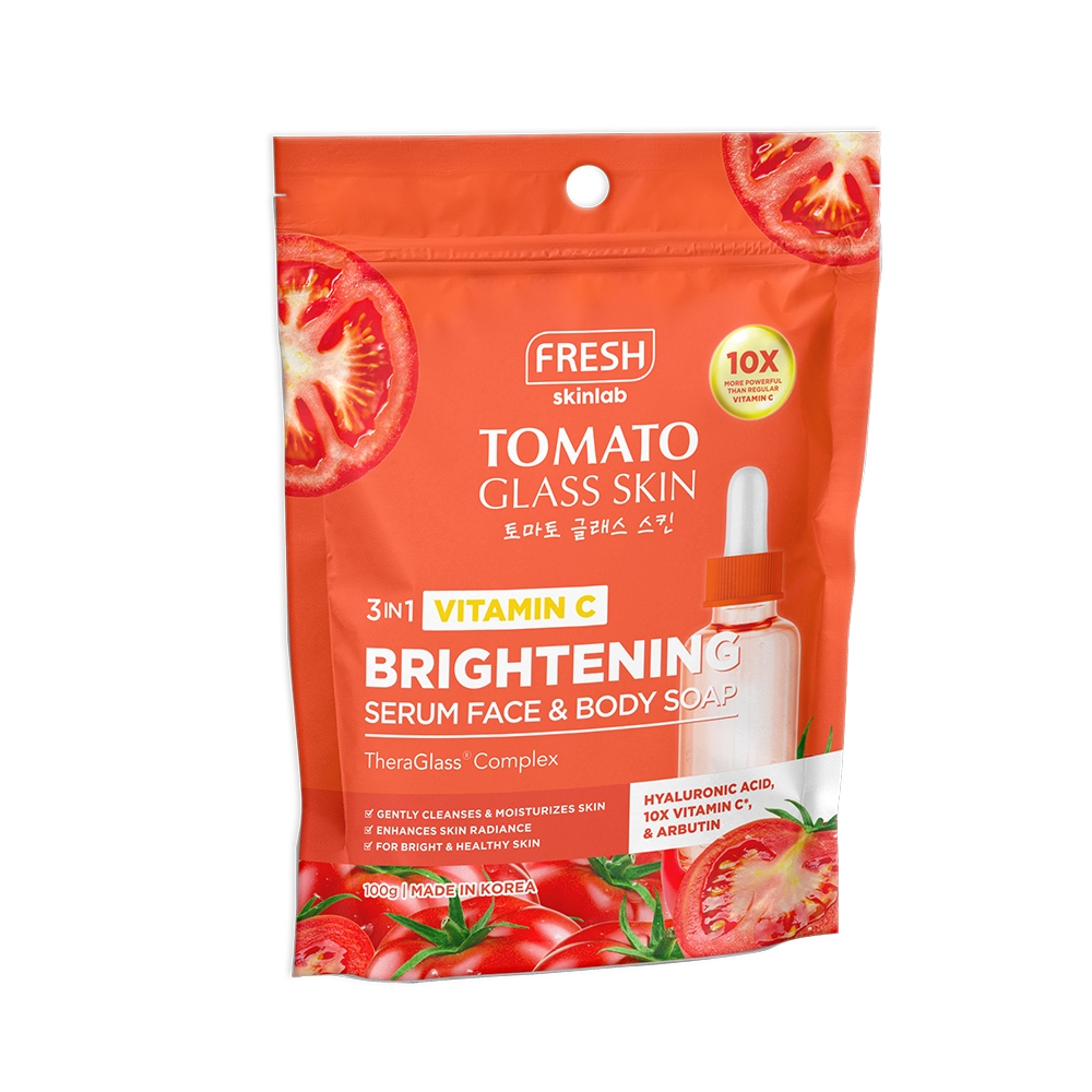 FRESH Skinlab Tomato Glass Skin 3 in 1 Vitamin C Brightening Serum Face ...