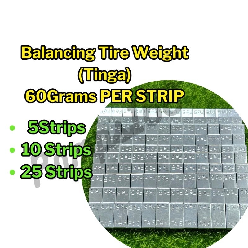 Tinga Balance Tire Weight Stick On (Tinga) | Shopee Philippines