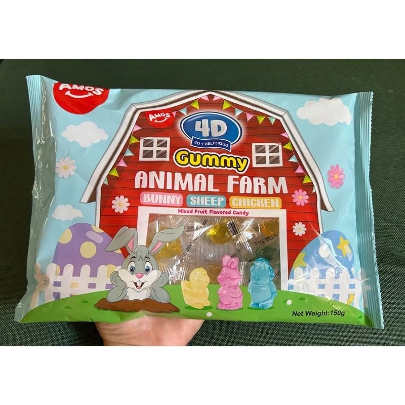4D Animal Farm Gummy Candy 150g | Shopee Philippines