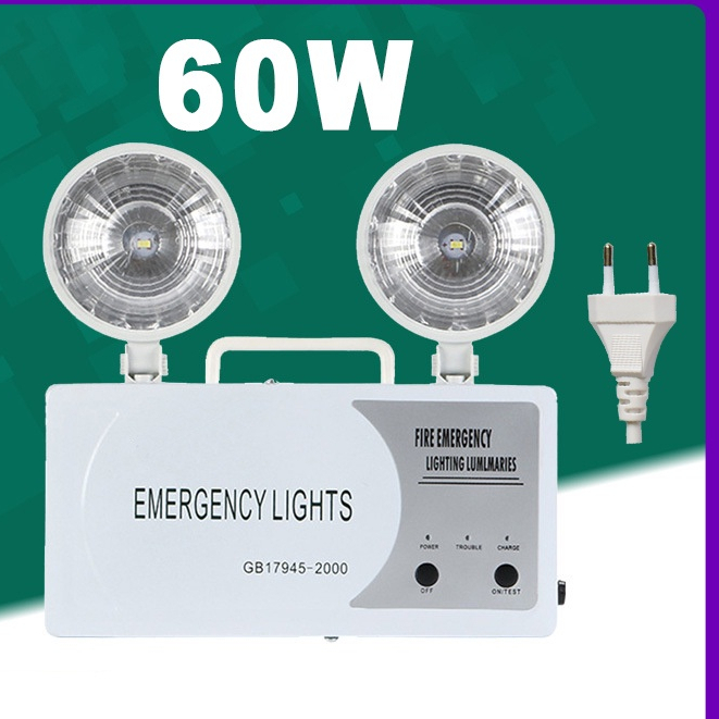 10000mAh Rechargeable Twinhead Emergency Lamp Emergency light twinhead ...