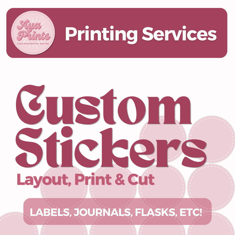 CUSTOM STICKERS - Any Size to Fit A4 Sticker Sheet (Vinyl - Sticker ...