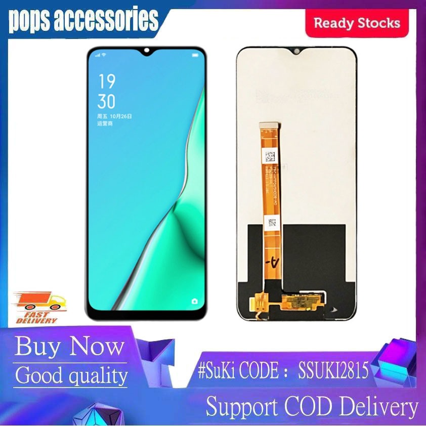 Realme LCD Realme C3 Realme 5 5i 6i A5 A9 2020 LCD Digital Touch Screen ...