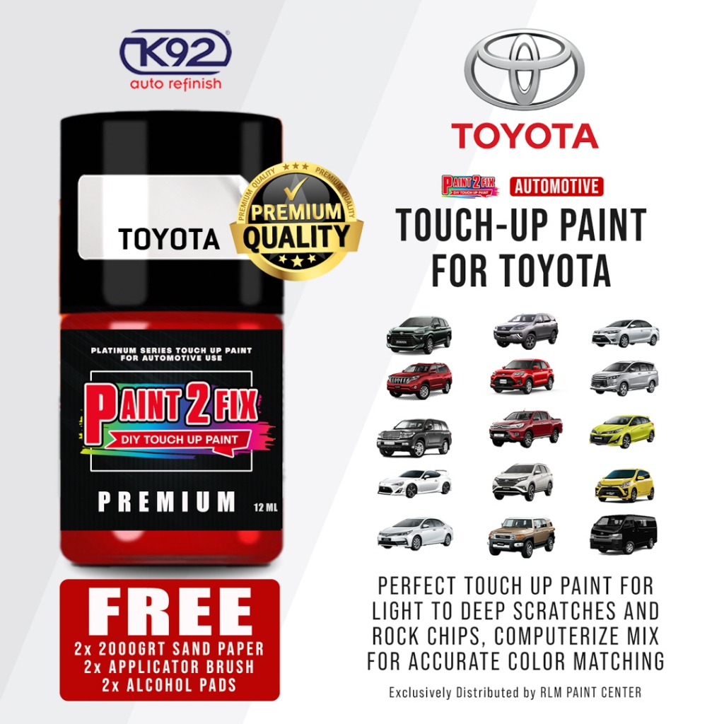 【70% OFF SALE】TOYOTA 12ml PAINT2FIX DIY PREMIUM TOUCH UP CAR PAINT PEN ...