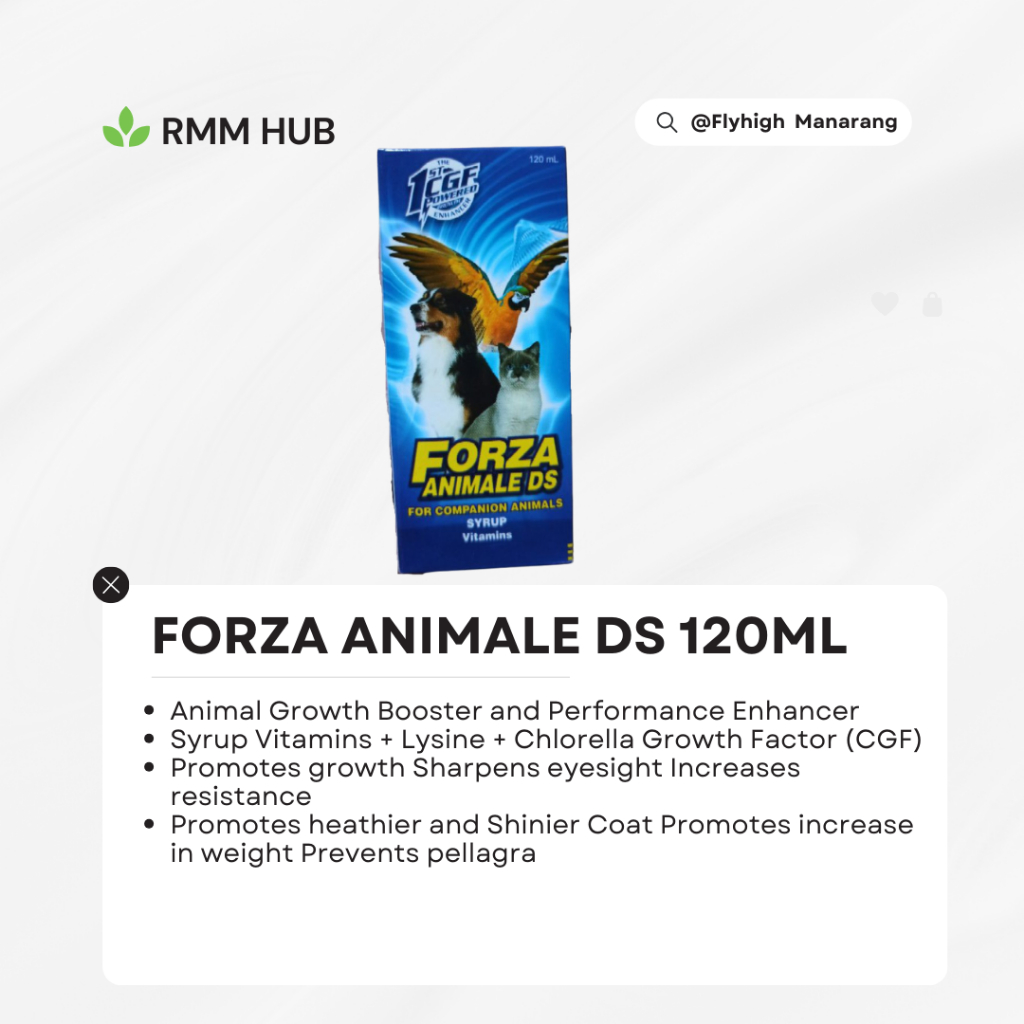 FORZA ANIMALE DS VITAMINS 120ML | Shopee Philippines