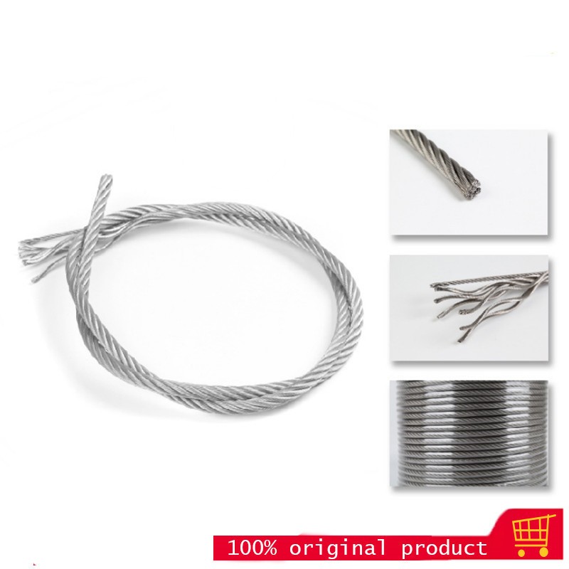 30M Steel Cable 2mm 6mm Galvanized Steel Wire Rope Steel Wire Rope ...