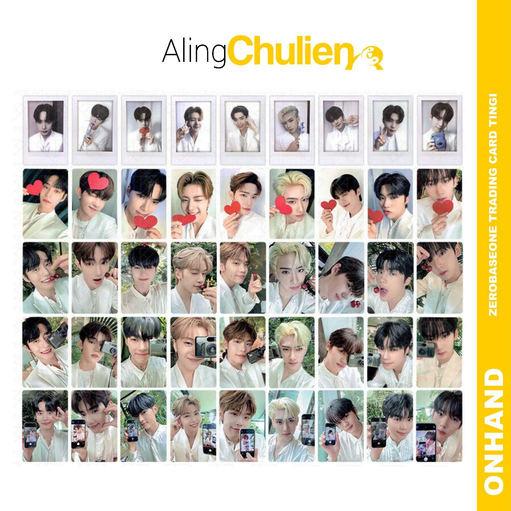 Zerobaseone ZB1 Fan Con Official Trading Card Photocard Tingi | Shopee ...