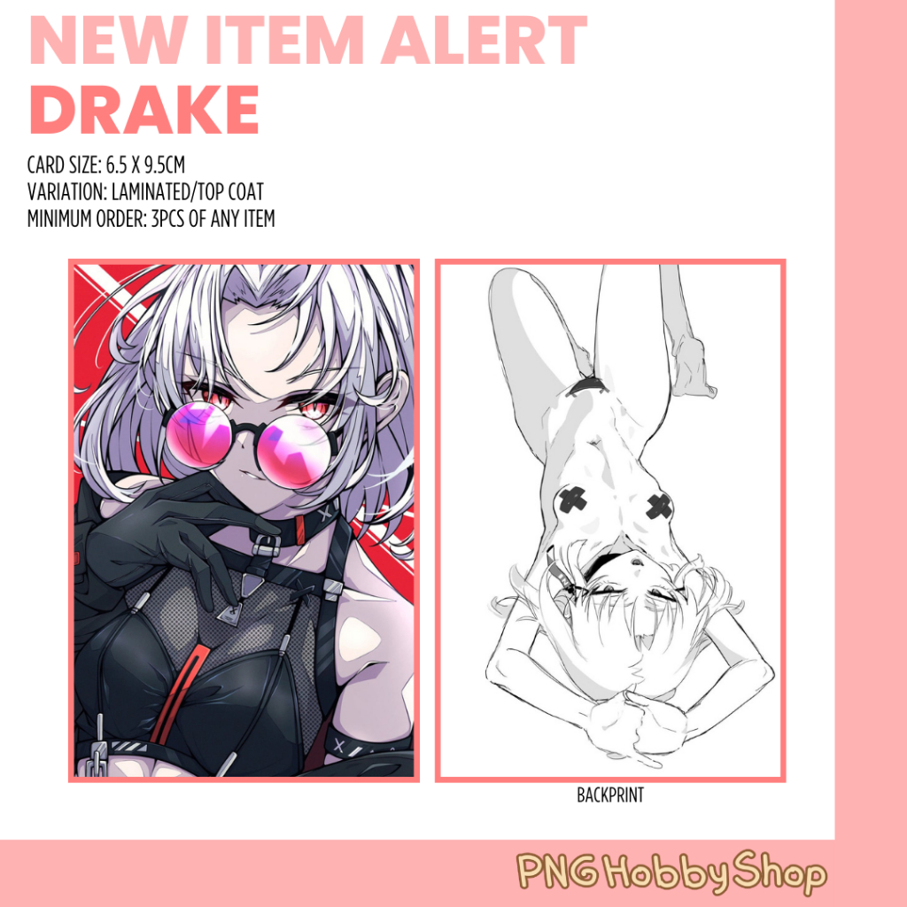 Drake Nikke Goddess of Victory Anime Photocards and Keychain - PNG ...