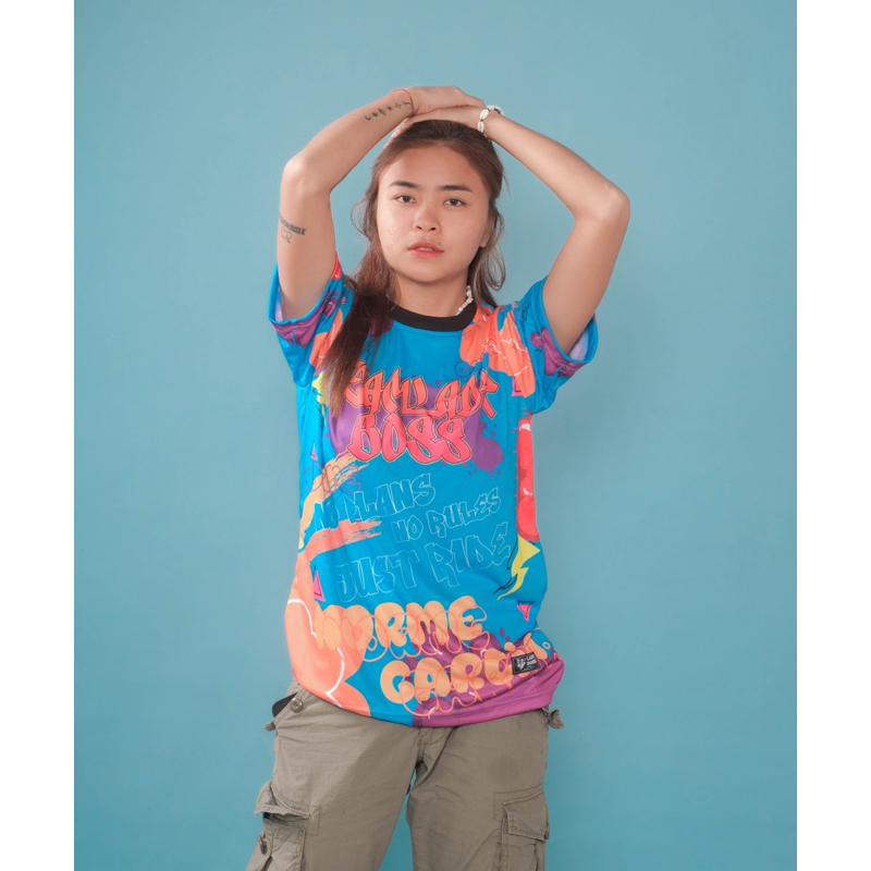 Graffiti Subli Shirt | Shopee Philippines