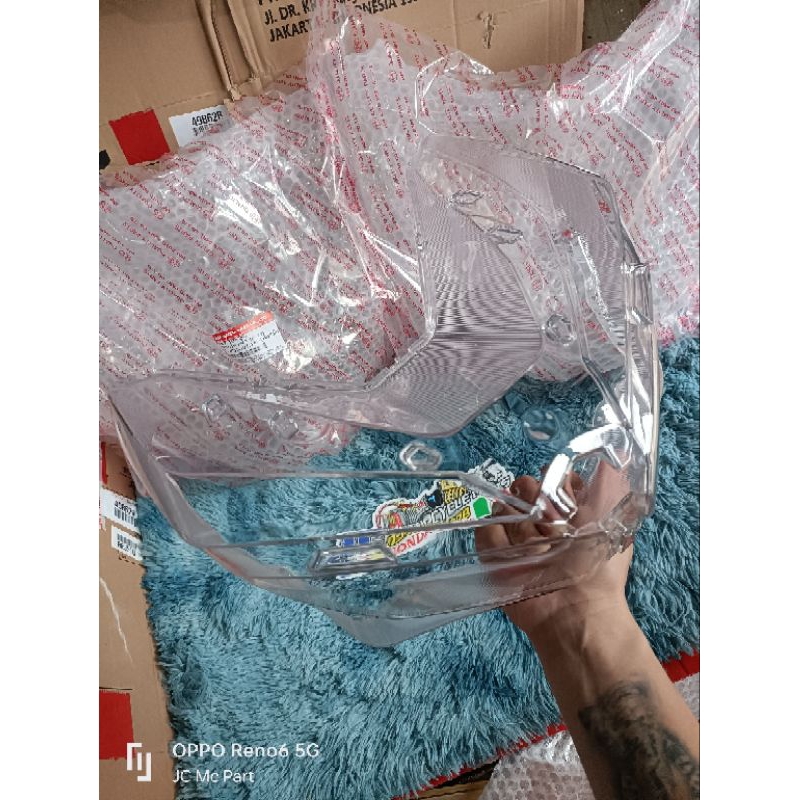 HEADLIGHT LENS FOR HONDA CLICK V2 125/150 AND CLICK V3 (HMA BRAND ...