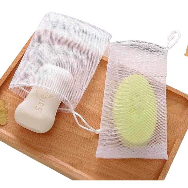 Mesh Soap Bag | Exfoliating Mesh Soap Saver Bag Sack Face Cleansing ...