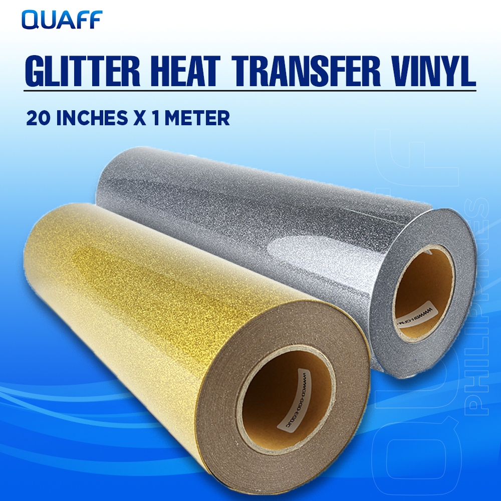 QUAFF Korea Heat Transfer Glitter Vinyl CDG (20 inches per meter ...