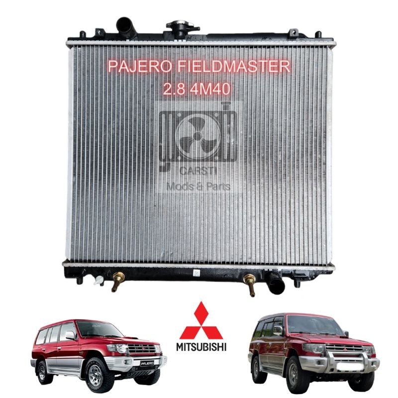 Radiator Pajero 4M40 Mitsubishi 32mm 36mm 3row FIELDMASTER Local 1999 ...