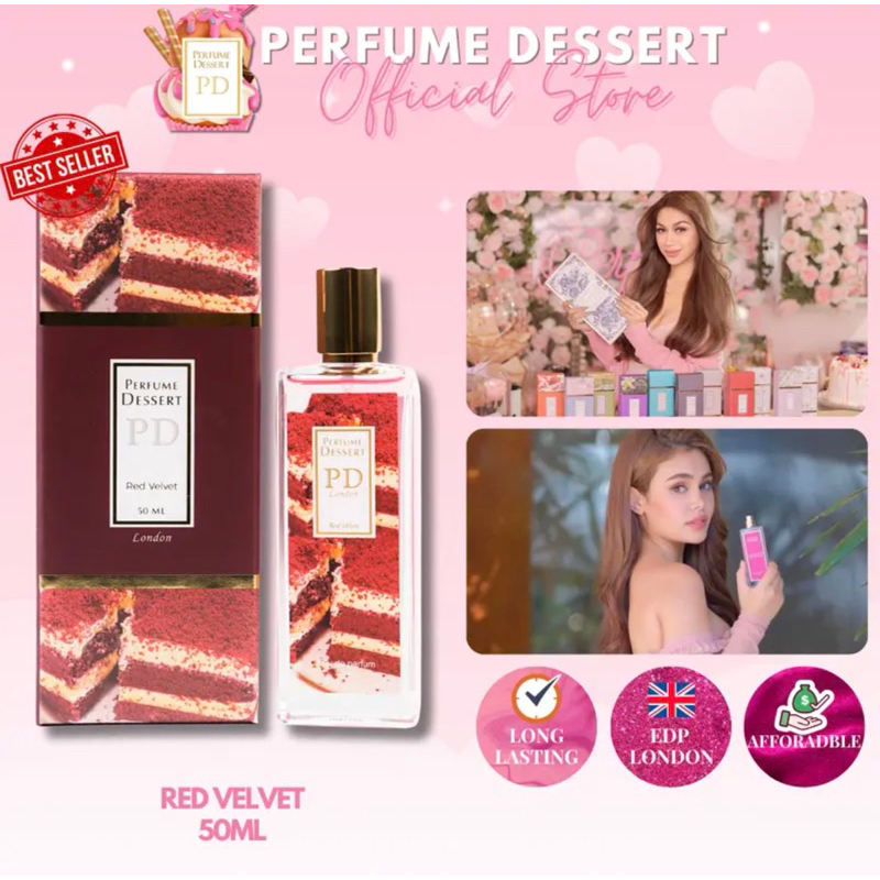 RED VELVET 30ml/50ml/100ml - OFFICIAL STORE Original Perfume Dessert London | Longlasting ...