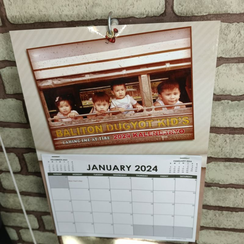 CUSTOMIZED A4 SIZE CALENDAR | Shopee Philippines