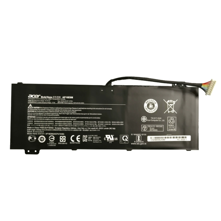 AP18E7M AP18E8M Laptop Battery Acer Nitro 5 7 AN515-54 AN517-51 AN515 ...