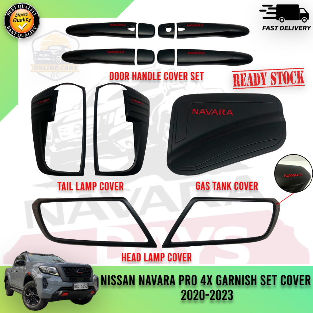 OC Nissan Navara Pro 4X 2020-2023 Garnish Cover Set | Shopee Philippines