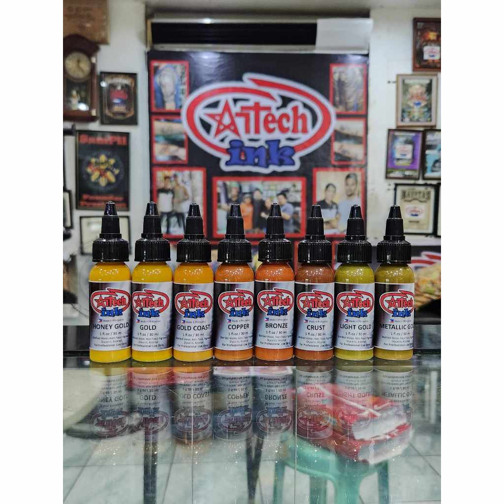 ARTECH INK TATTOO COLOR INKS [Metal Colors] | Shopee Philippines