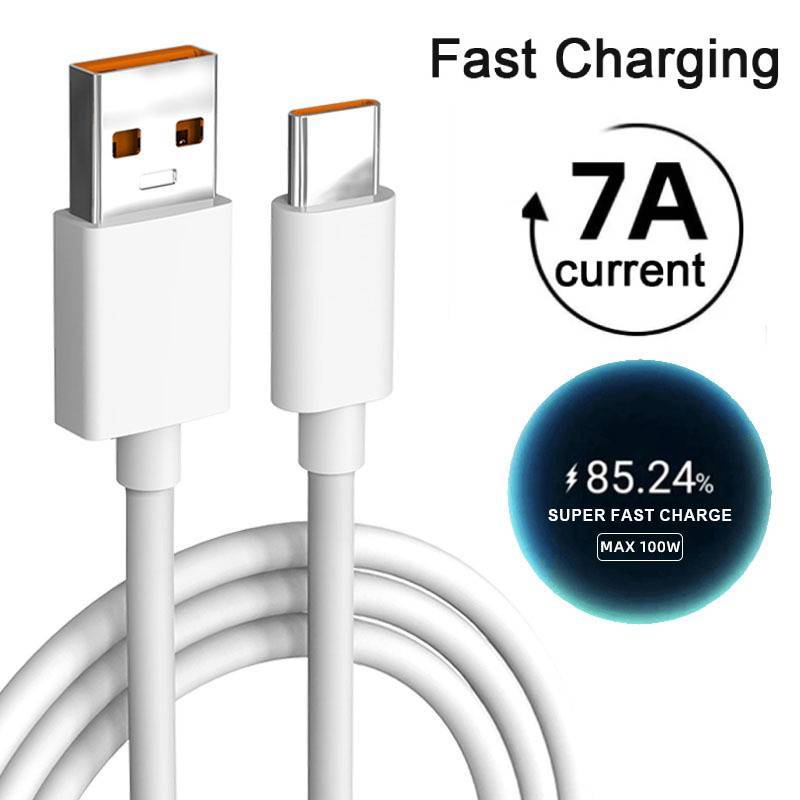 7A Super Fast Charging Type-C Data Cable/Durable Type C Cables100W ...