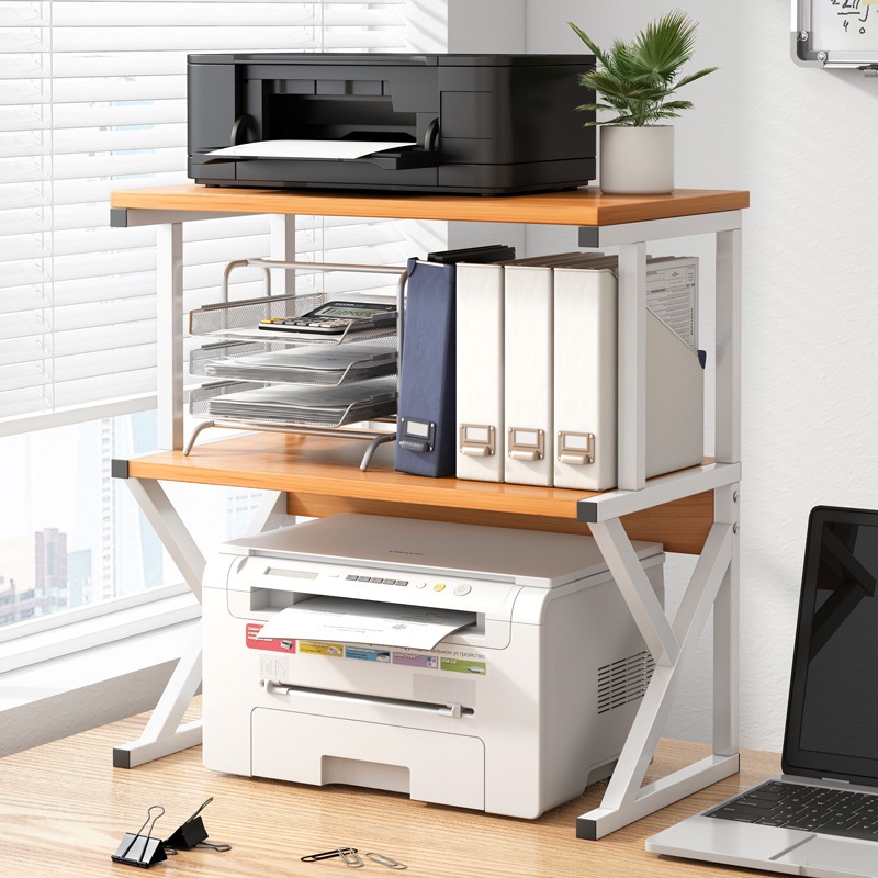 Printer Stand Multi Layer Desktop Printer Shelf Rack Kitchen Storage ...