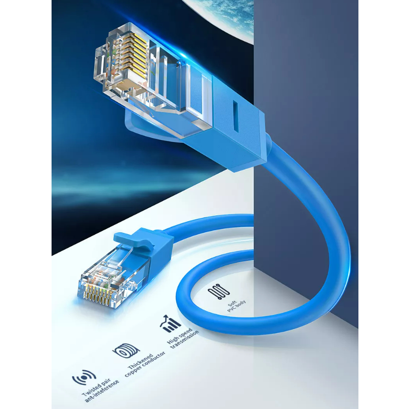 ALLAN 0.5M Cat6e UTP Internet Ethernet Cable For PC Computer Laptop Lan ...