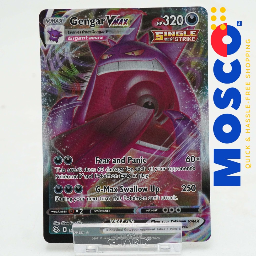 Gengar VMAX - 157/264 - Ultra Rare | Pokemon TCG Singles | Shopee ...