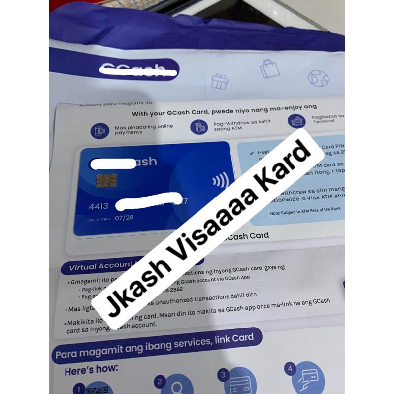 Gcash Card Visa 2028 | Shopee Philippines