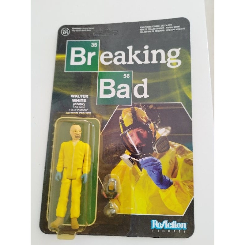 Breaking Bad Walter White Cook With Gas Mask Reaction Figure Sealed ...