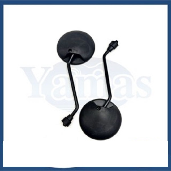 YAMAHA FAZZIO| Motorcycle Clear Side Mirror Long Stem Color Black 073 ...