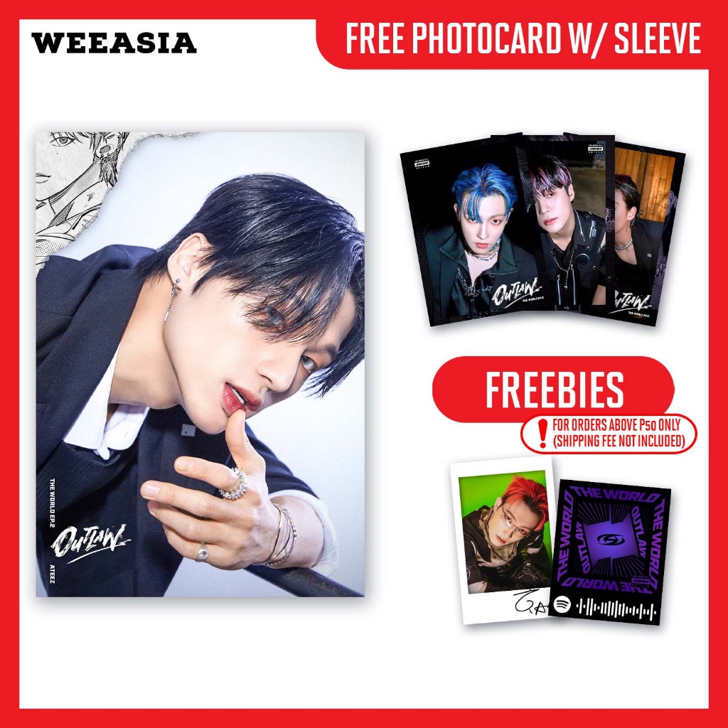ATEEZ THE WORLD EP.2 : OUTLAW CUSTOMIZED A4 KPOP Posters HD Print with ...