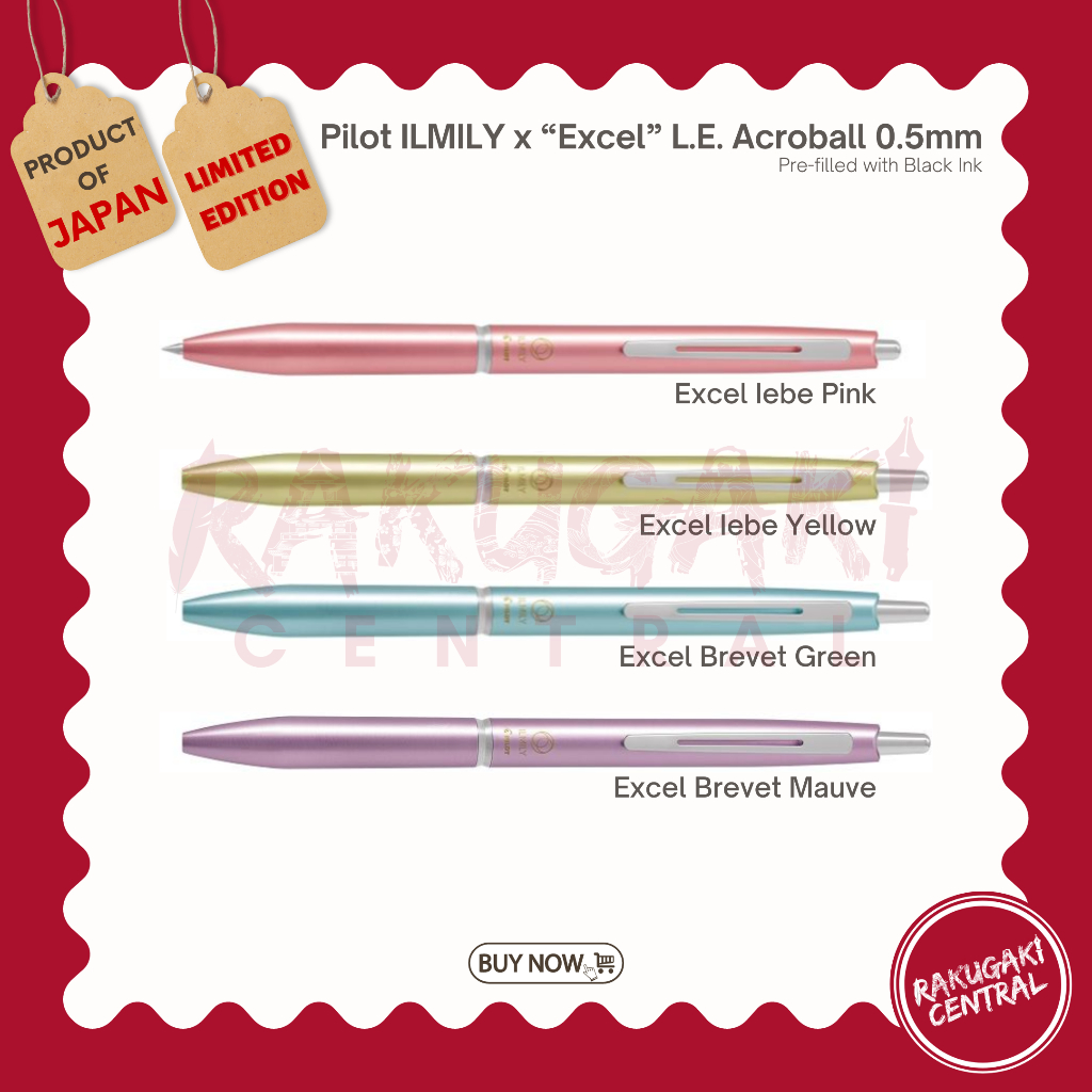 Pilot ILMILY x “Excel” L.E. Acroball 0.5mm Pen | Shopee Philippines